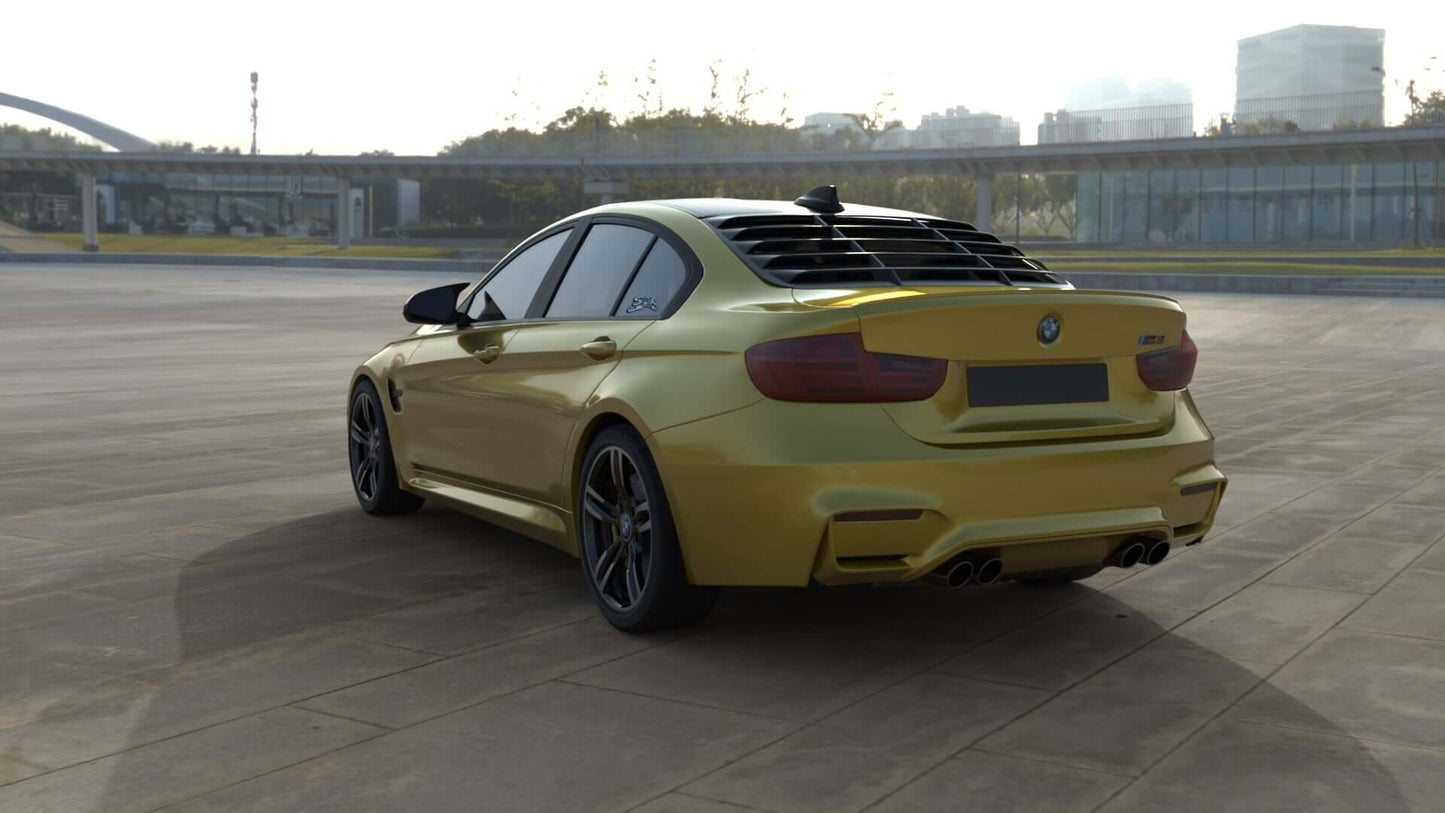 BMW 3 Series F30 / F80 M3 Rear Window Louver– SekCustoms