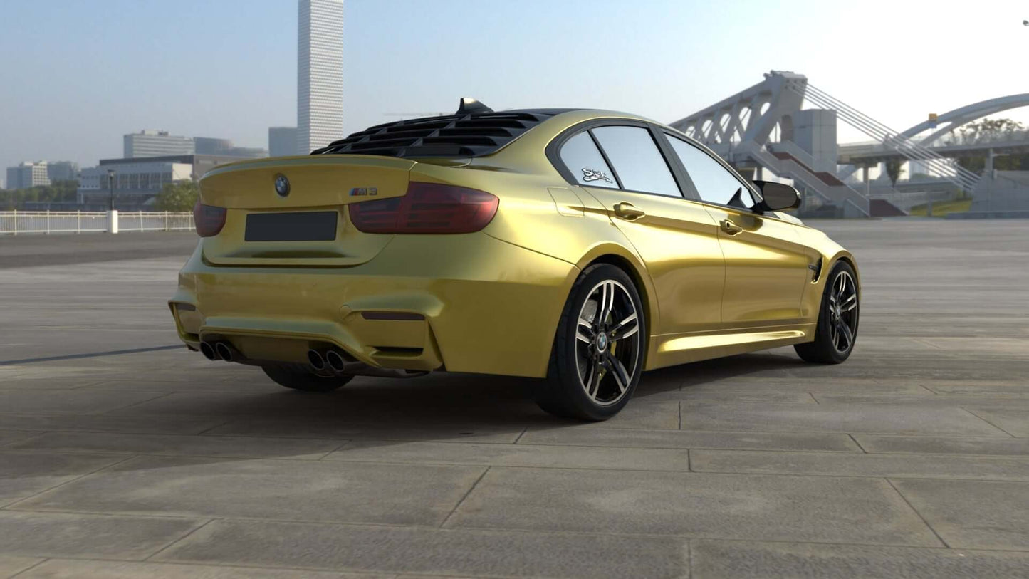 BMW 3 Series F30 / F80 M3 Rear Window Louver– SekCustoms