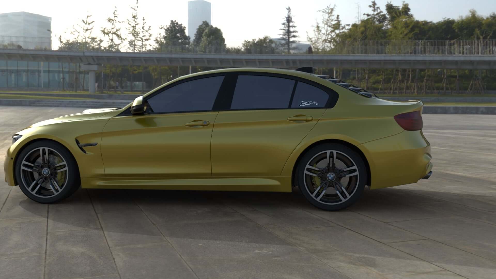 BMW 3 Series F30 / F80 M3 Rear Window Louver– SekCustoms