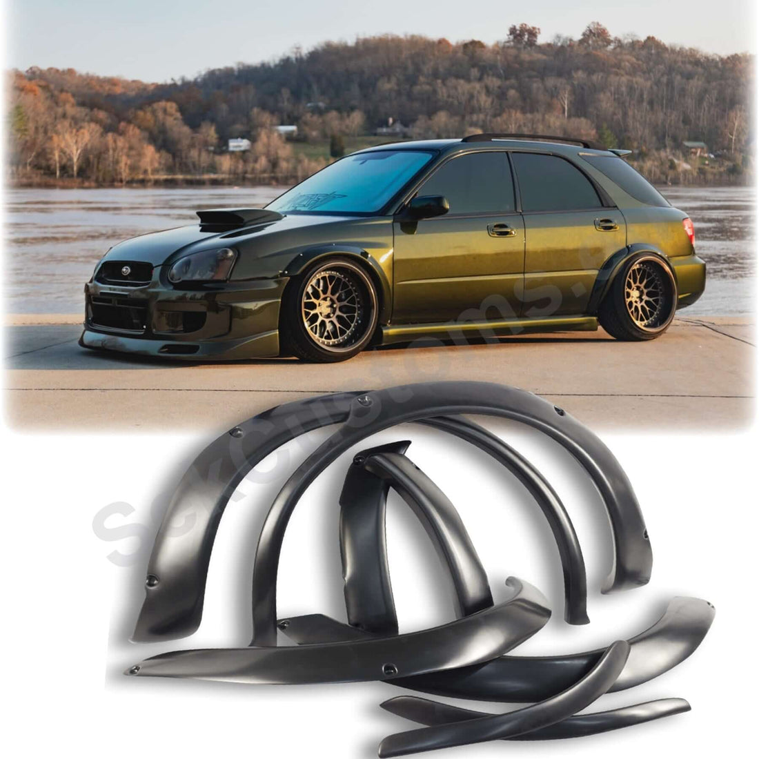 Subaru Impreza Blobeye Wagon Wide Body Kit, Fast Shipping– SekCustoms
