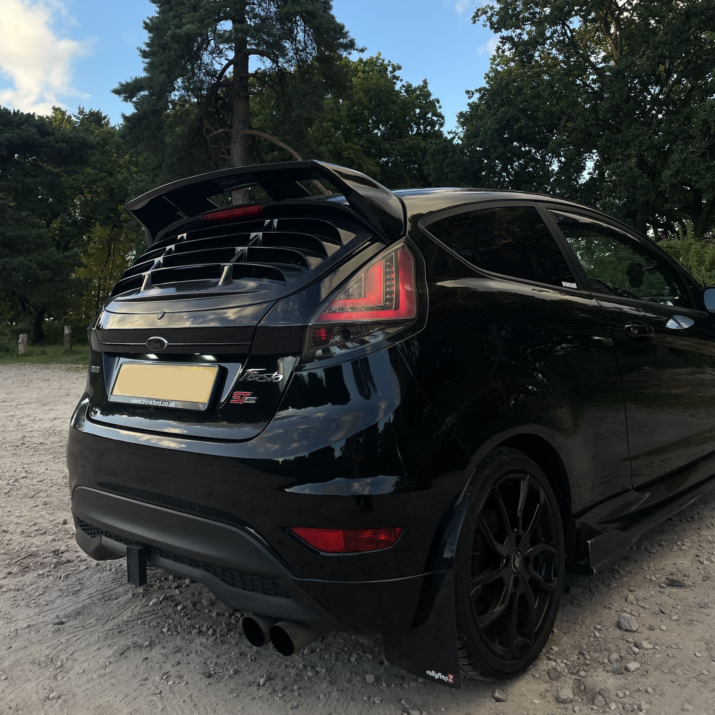 Ford Fiesta Rear Window Louver– SekCustoms
