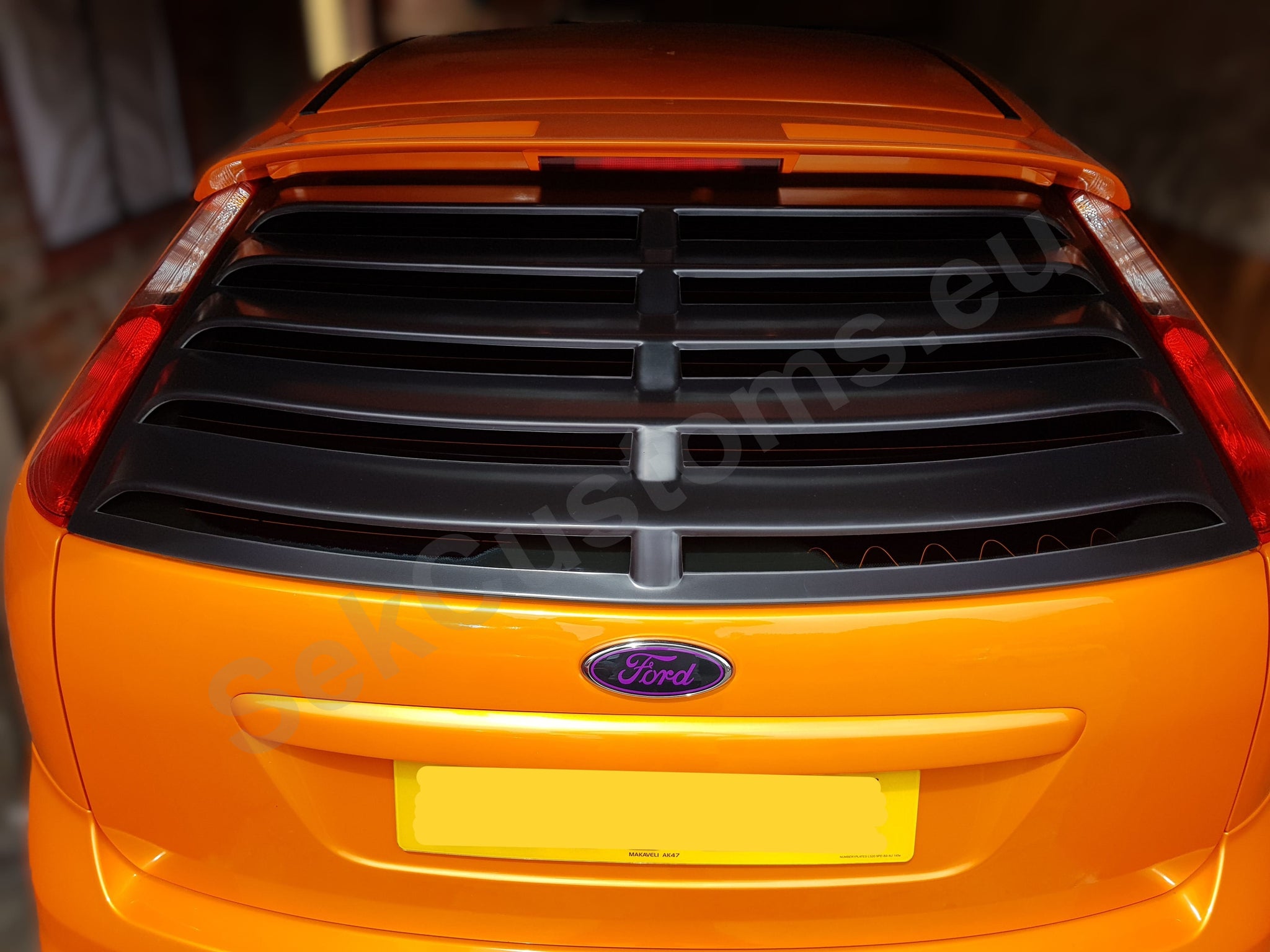 Ford Focus MK2 Rear Window Louvre, Rear Window Wings– SekCustoms