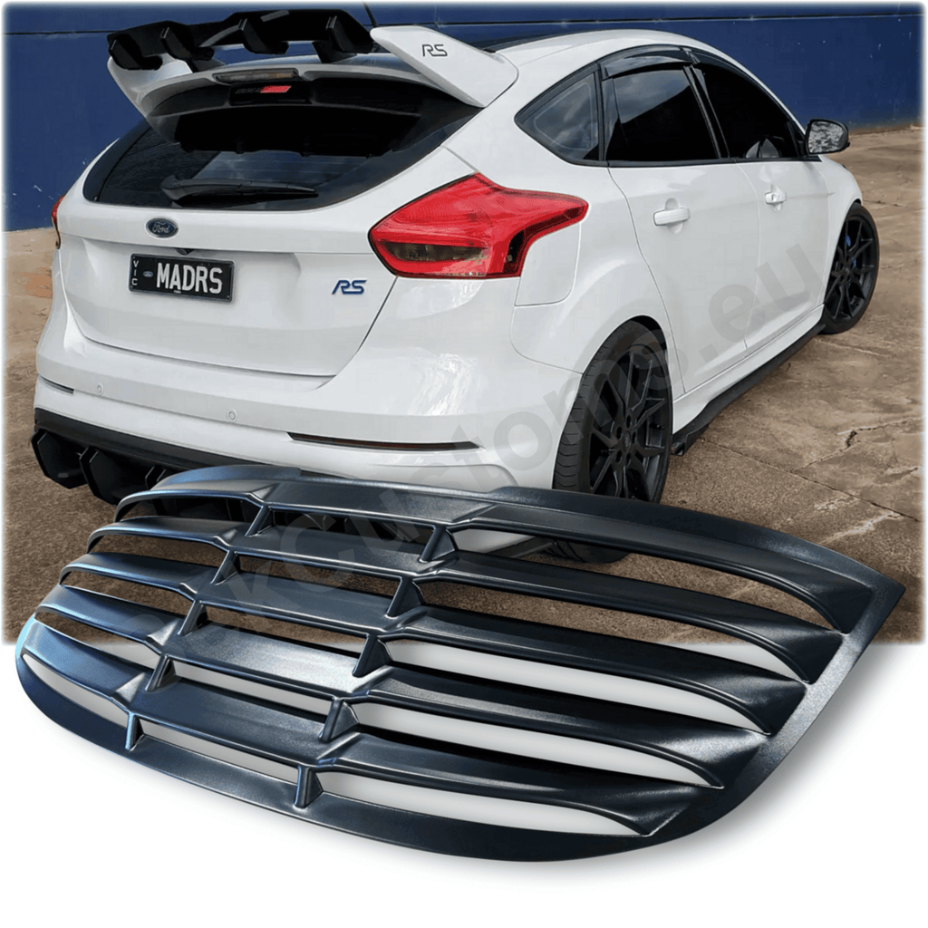 Ford Focus MK3 Rear Window Louver, Rear Window Wings– SekCustoms