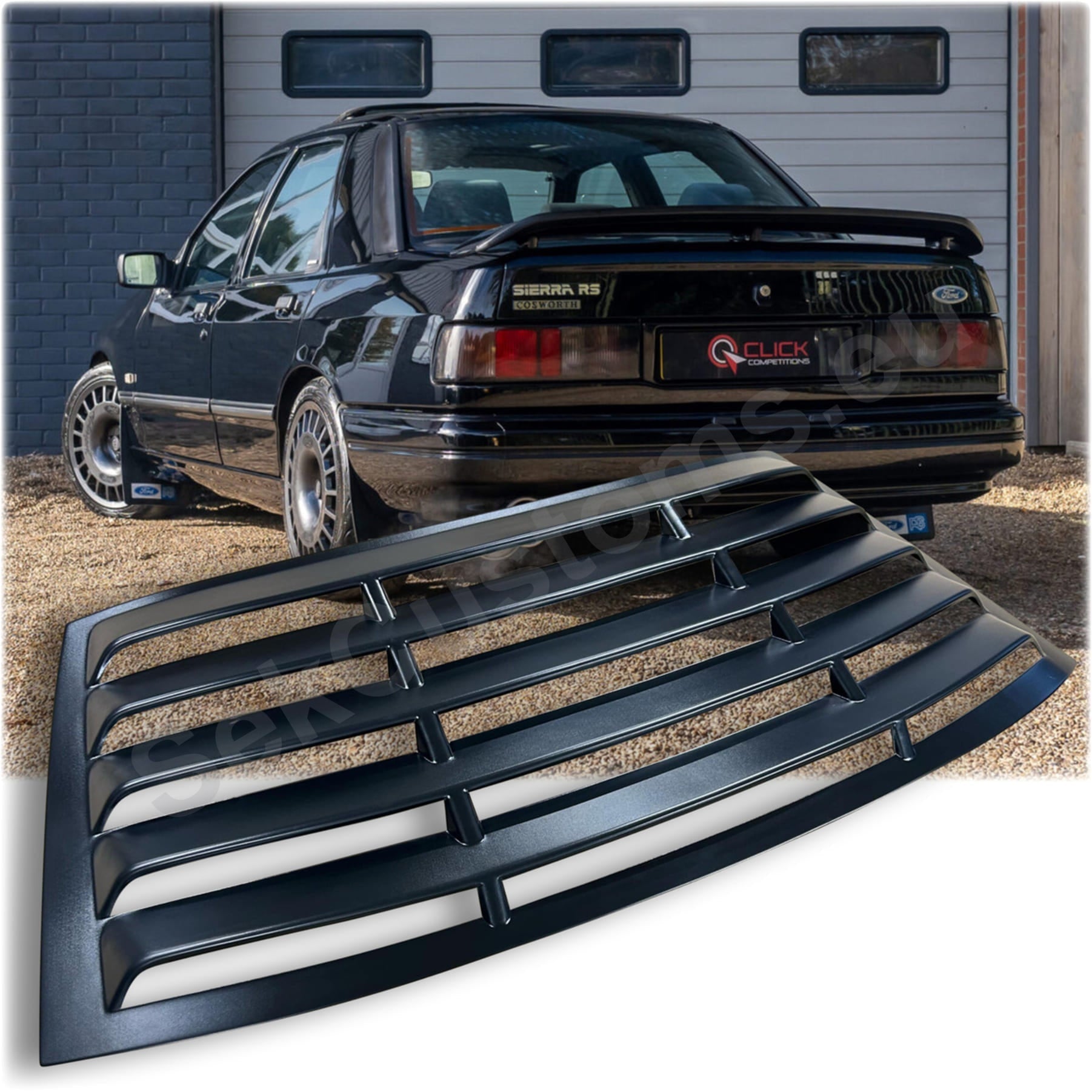 Ford Sierra Sedan MK2 Rear Window Louver, Window Blinds– SekCustoms
