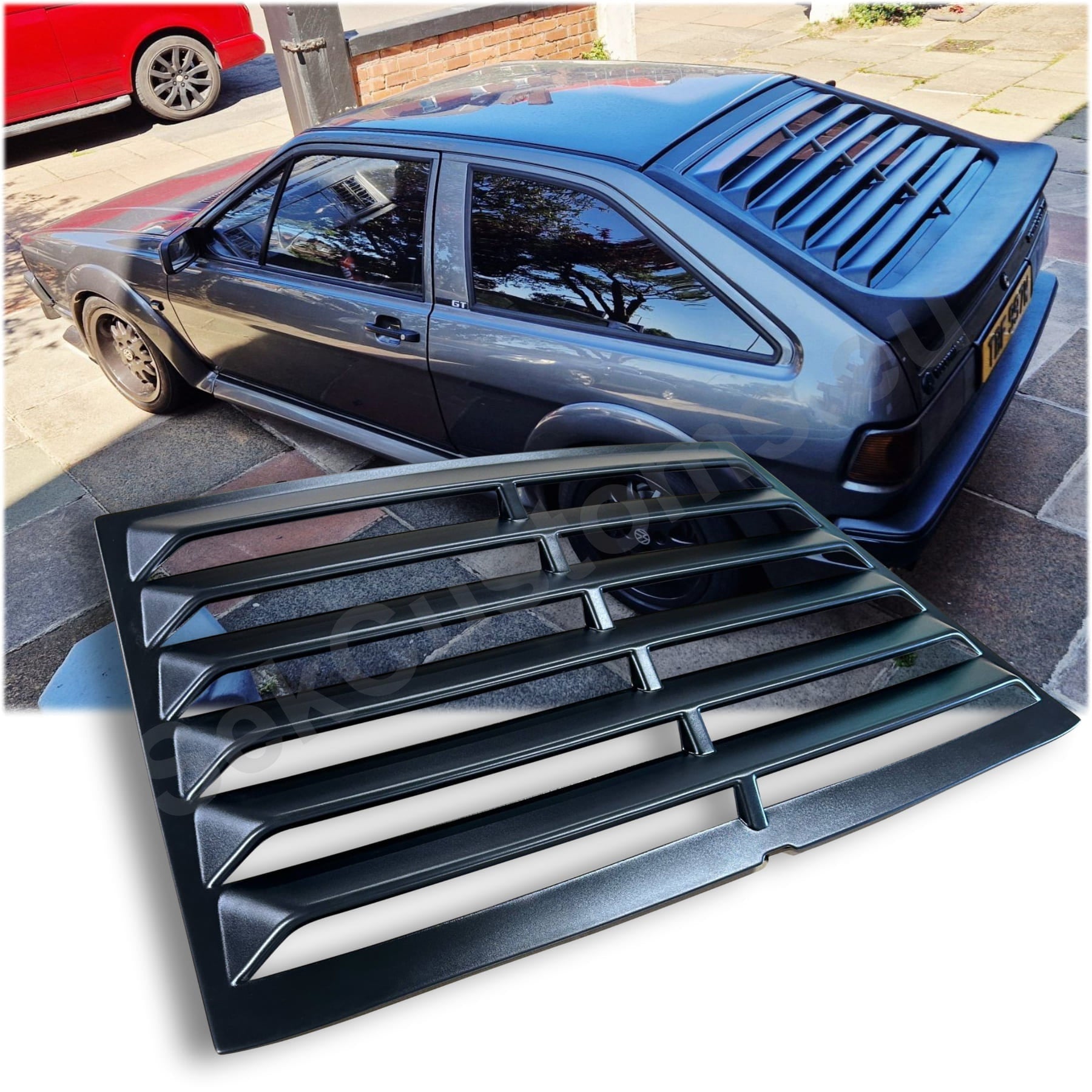 VW Scirocco MK2 Rear Window Louver – Classic Style & Unique Style ...